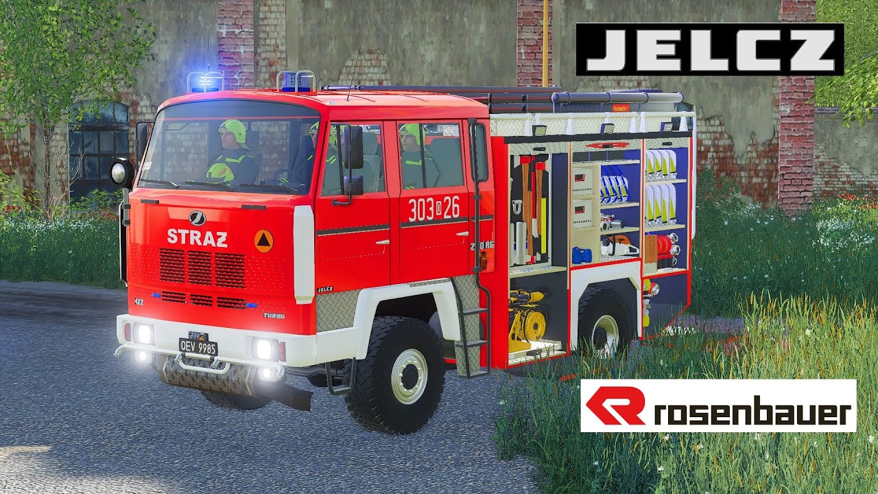 [FS19] [DL] Alarmowo Jelcz 442 GCBA Rosenbauer - YouTube