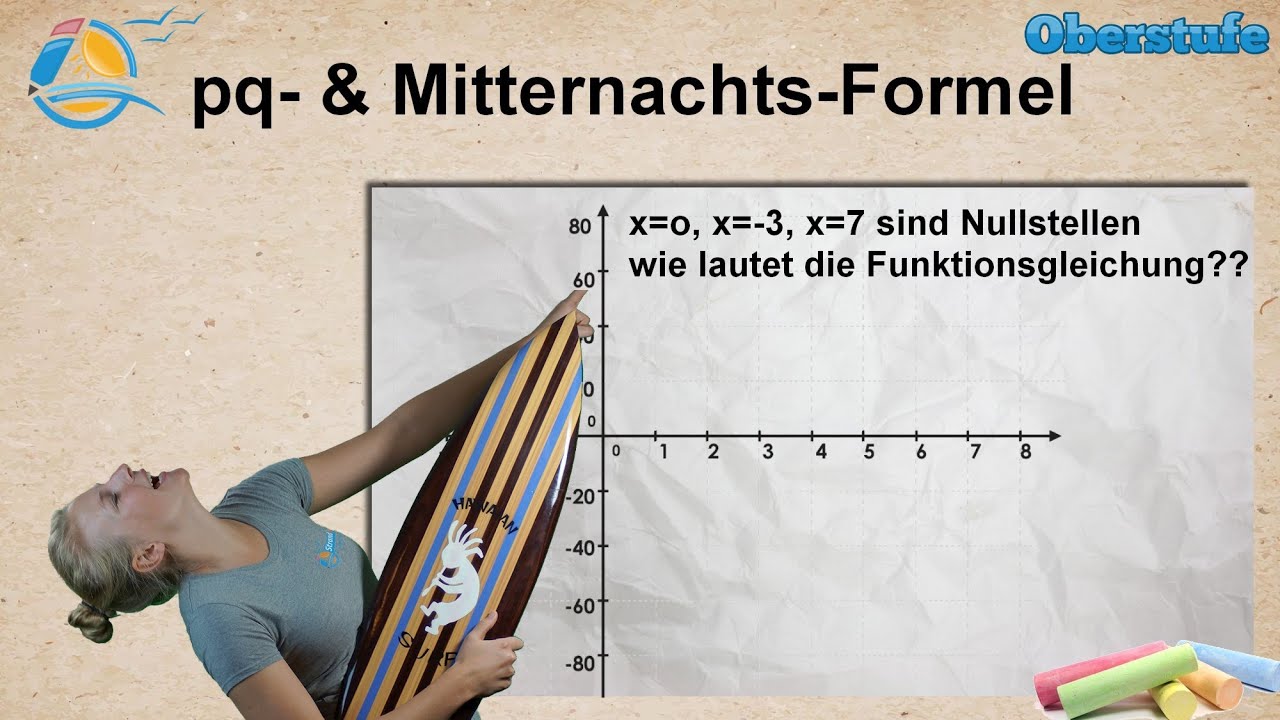 Funktionen - pq Formel und Mitternachtsformel || Oberstufe ★ Übung 3 - YouTube