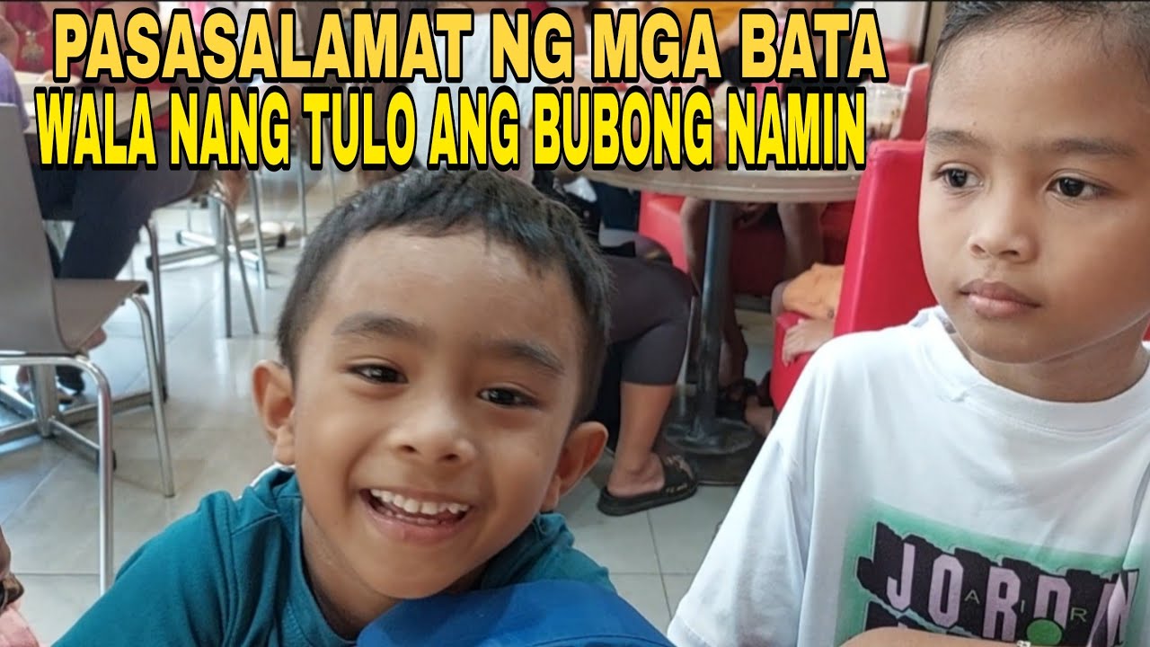 PASASALAMAT NG MGA BATA WALA NG TULO ANG BUBONG NILA - YouTube