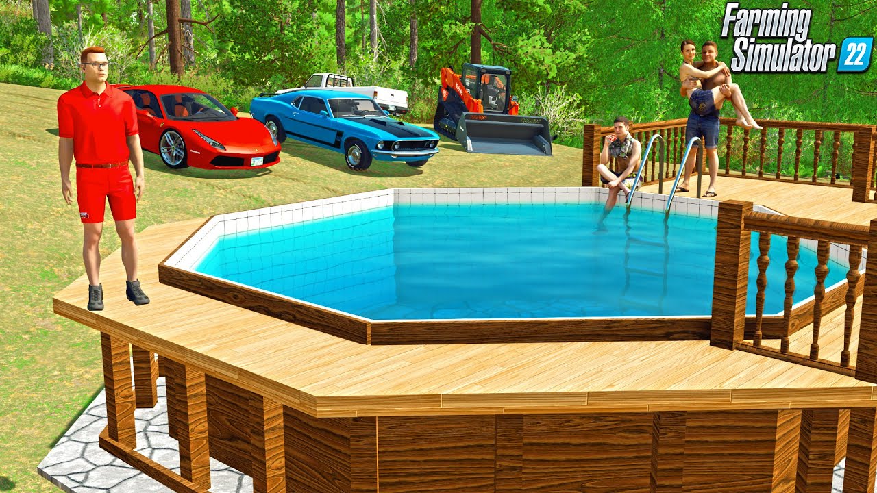 INSTALLING SWIMMING POOL IN ONE DAY | CAN WE MAKE MILLIONS? FARMING ...