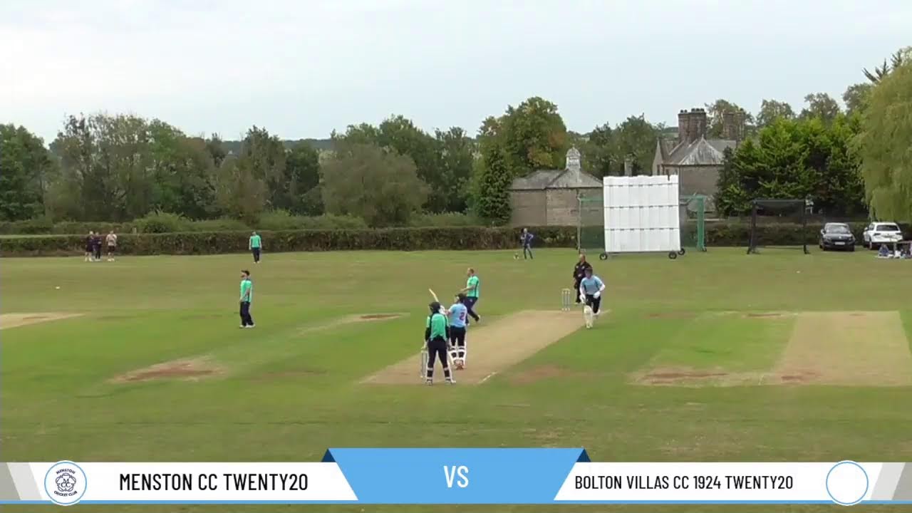 Menston CC Twenty20 v Bolton Villas CC 1924 Twenty20 - YouTube
