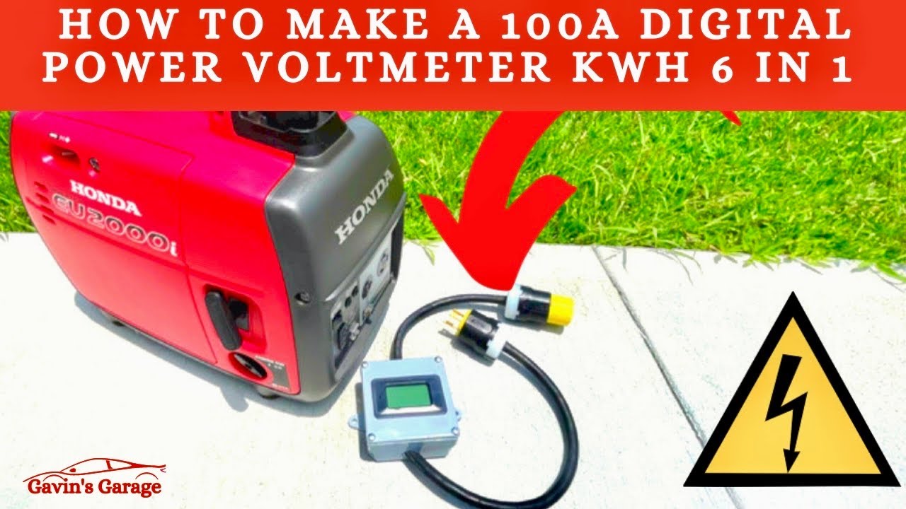 HOW to build a Digital Electric Monitor Volts, Amps, KWH, PF, Hertz for ...