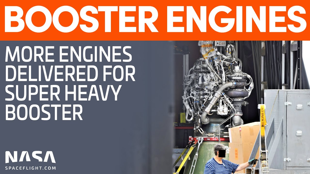 More Raptor Engines for Super Heavy Booster Delivered | SpaceX Boca ...
