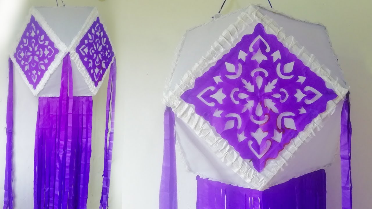 වෙසක් කූඩුවට ලස්සන කැටයමක් විනාඩියෙන් කපමු - wesak kudu hadana hati ...