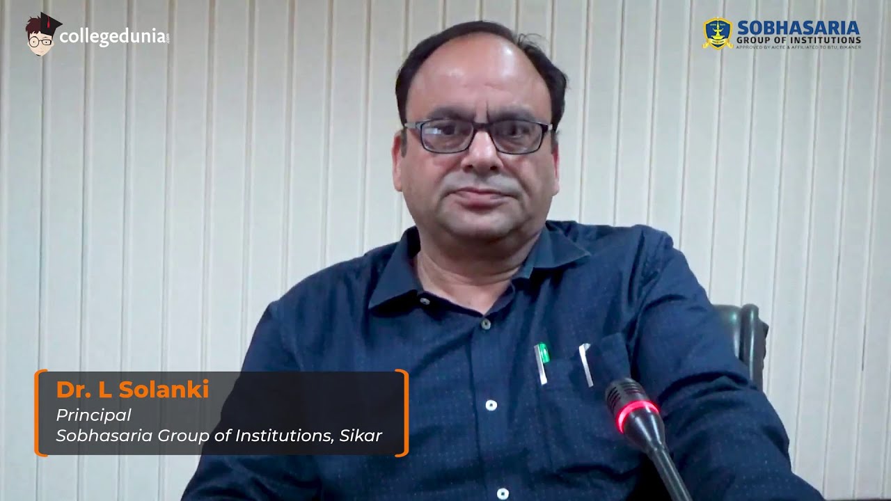 Dr. L Solanki | Principal | Sobhasaria Group of Institutions, Sikar ...