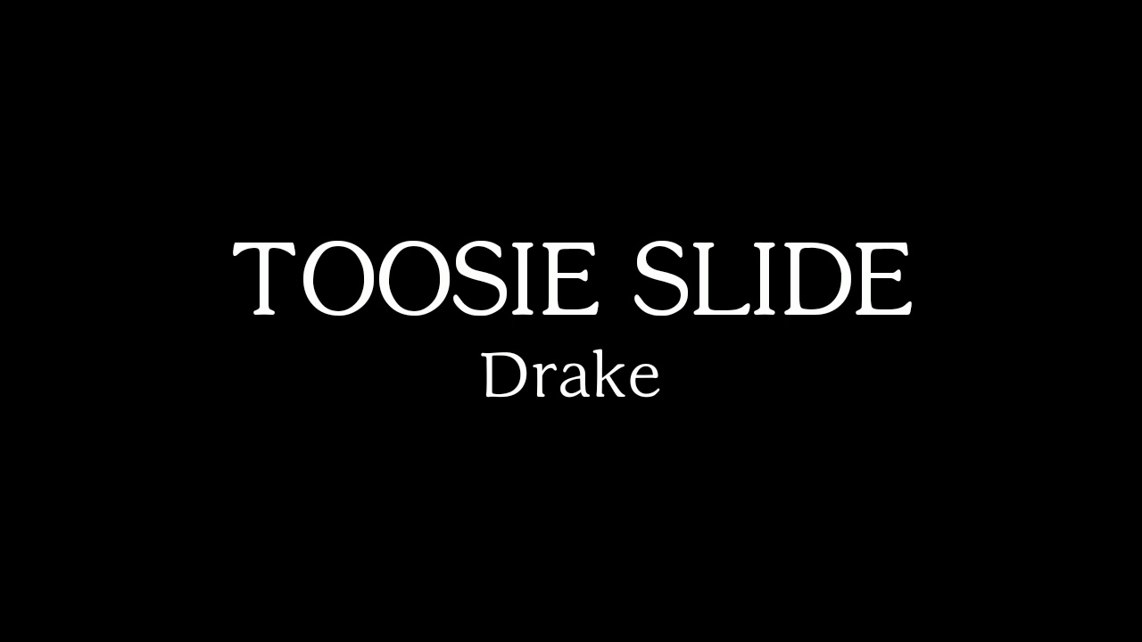 Toosie Slide-Drake (right foot up, left foot slide) - YouTube
