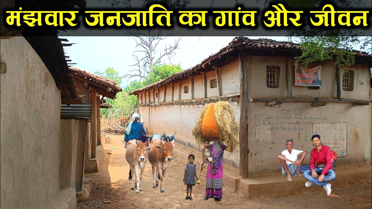 छत्तीसगढ़ के मांझी-मंझवार जनजाति का गांव और जीवन। Manjhi Tribes Village ...
