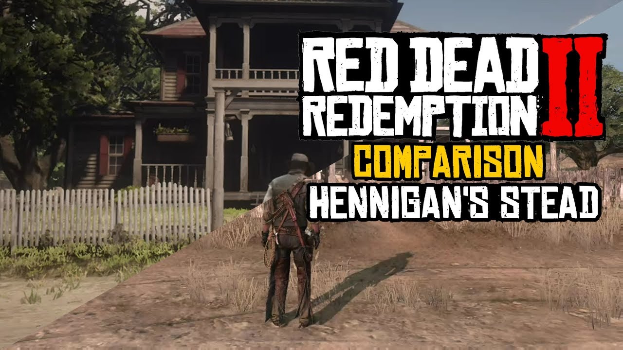 Red Dead Redemption 2 Map Comparison | Hennigan's Stead - YouTube