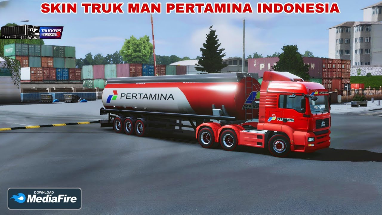 toe3 skin truk dan trailer pertamina Indonesia 2024 - YouTube