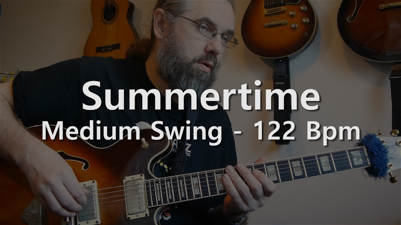 Summertime - Backing Track - PlayAlong - Medium Swing 122 bpm - YouTube