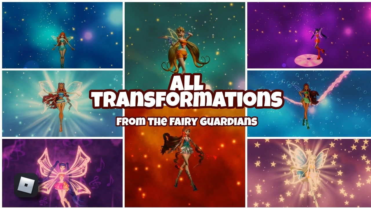 👑 ALL TRANSFORMATIONS FROM THE FAIRY GUARDIANS SO FAR 👑 - YouTube
