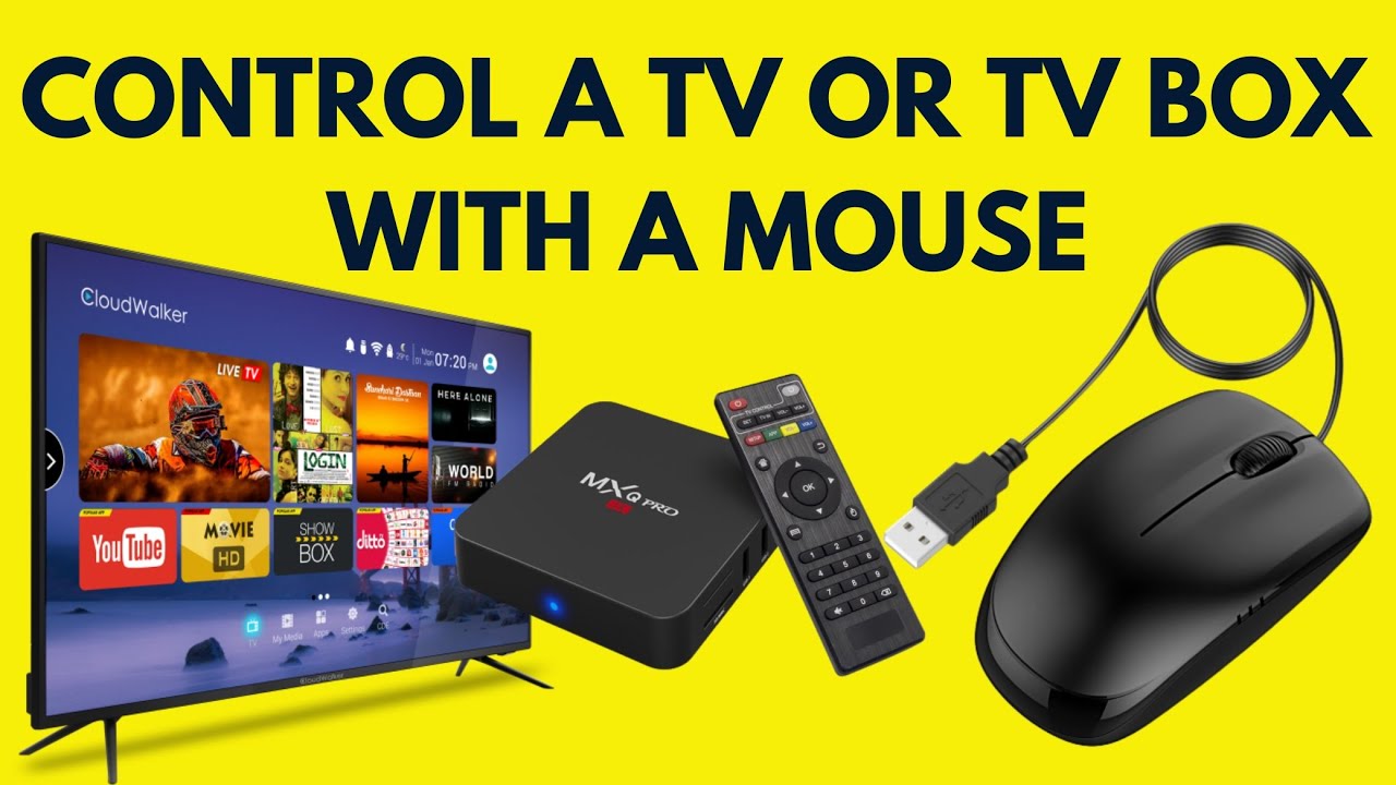 How to use a wired computer mouse to set up or contrrol your TV or TV ...