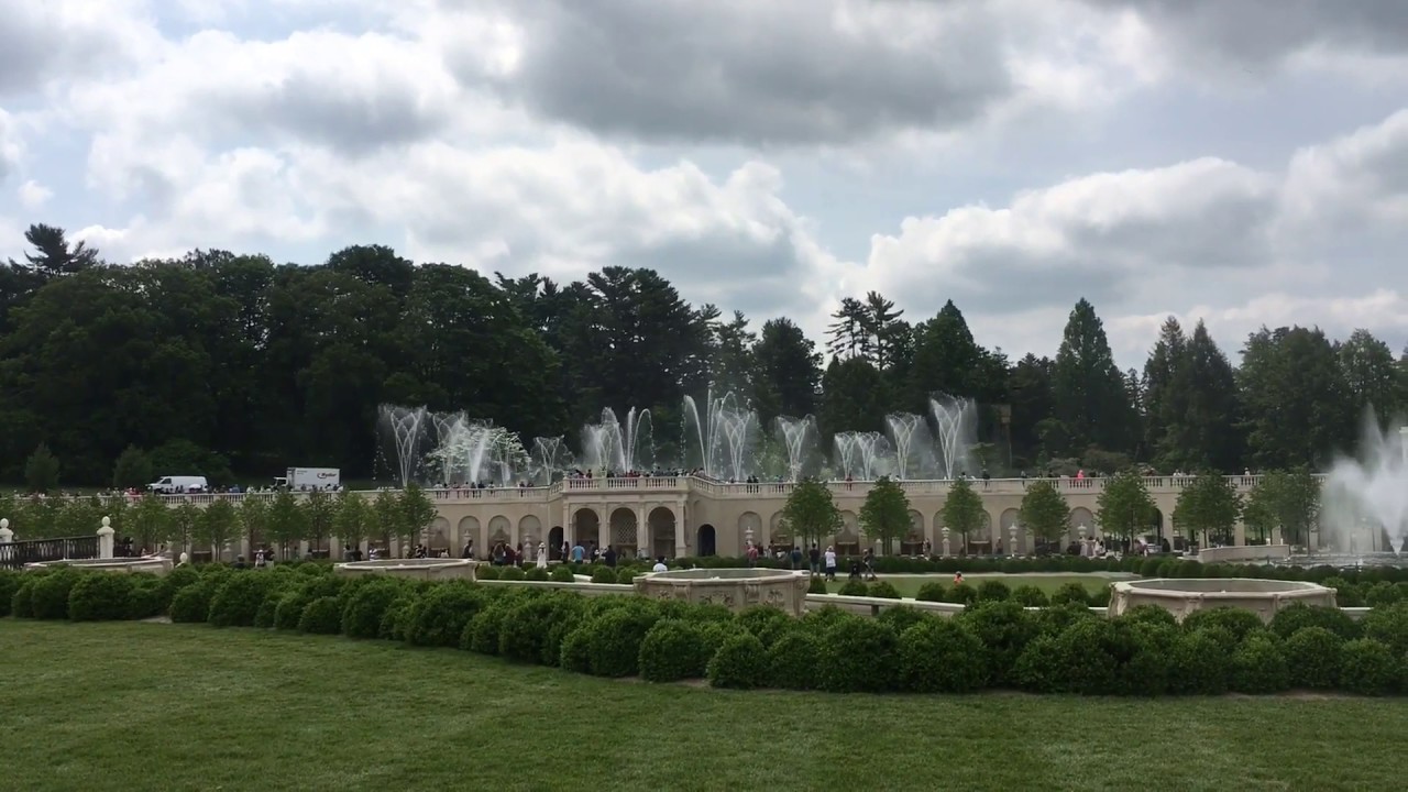 Longwood Gardens Spectacular Water Fountains....... - YouTube