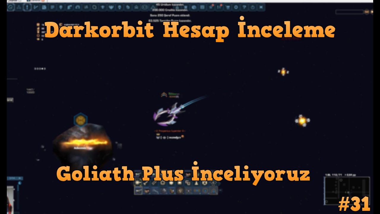 Darkorbit Goliath Plus ! / Hesaplarınızı İnceliyorum #31 - YouTube