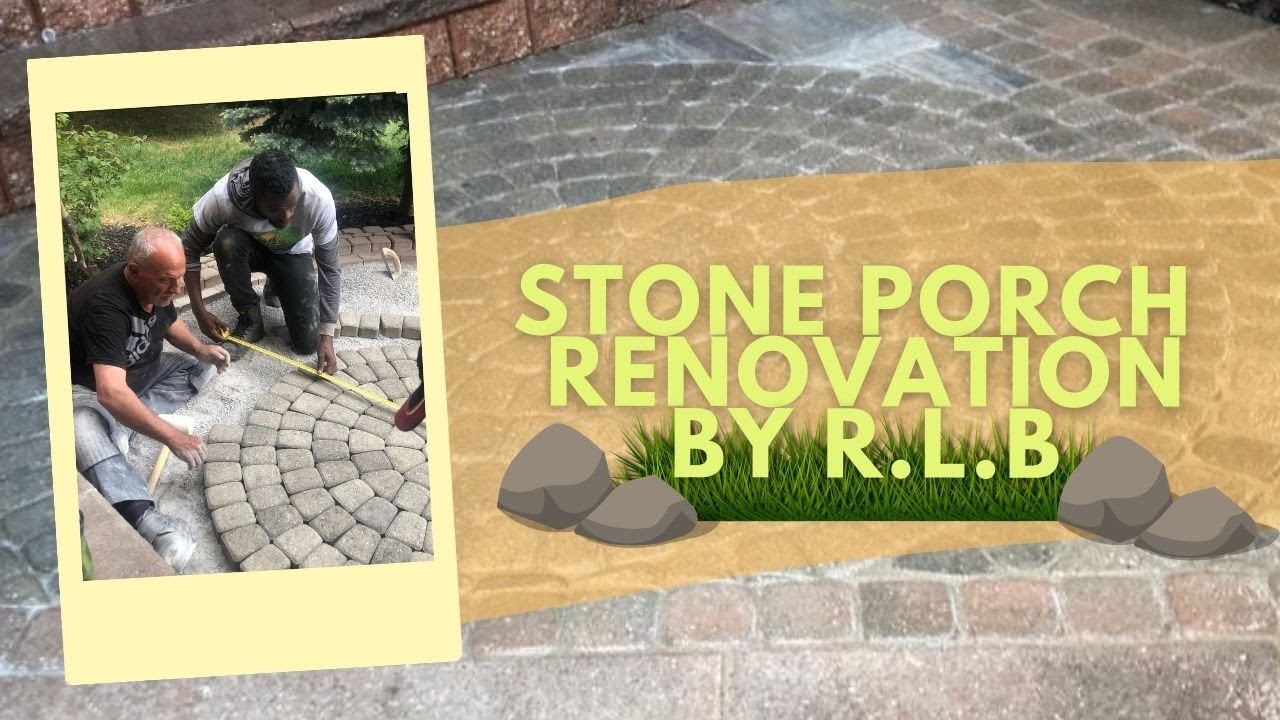 Making an old porch BRAND NEW using the traditional installation method ...