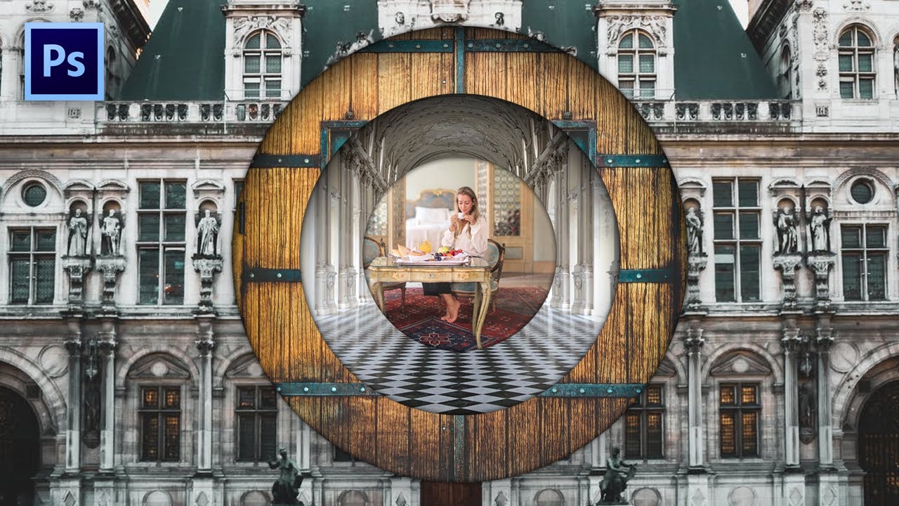 Circular Photography Effect | Adobe Photoshop Photo Manipulation ...