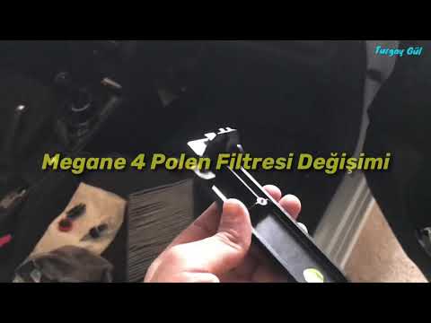 Megane 4  polen filtresi sök tak değişim