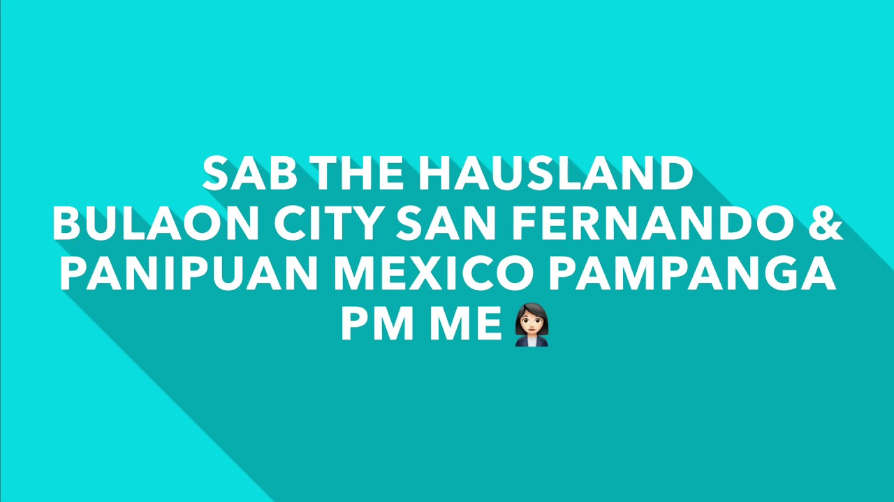 ️SAB MODEL UNIT @ THE HAUSLAND SAN FERNANDO PAMPANGA - YouTube
