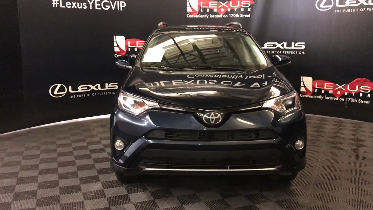 Blue 2017 Toyota RAV4 XLE Review Edmonton Alberta - Lexus of Edmonton ...
