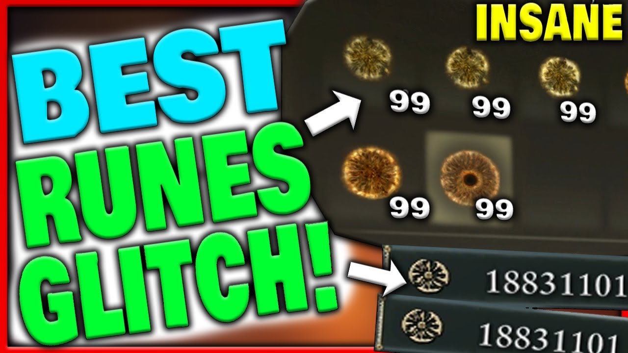 ALL THE BEST RUNES GLITCH AFTER ALL PATCHES IN ELDEN RING! 800K RUNES ...