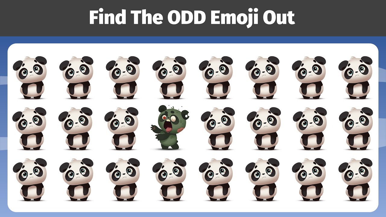 Test Your Eyes, Challenge For You | Find the ODD One Out #16 | Find One ...