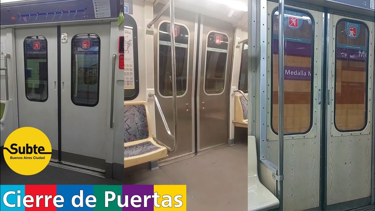 Cierre de Puertas | Todos los Trenes | Subte de Buenos Aires - YouTube