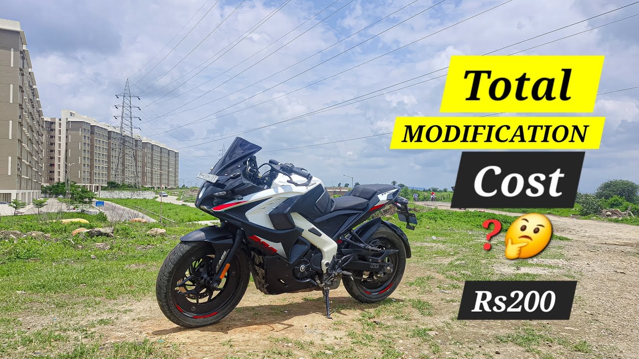 RS200😍MODIFICATION COST 🤔??#viralyoutubevideo#trending# ...