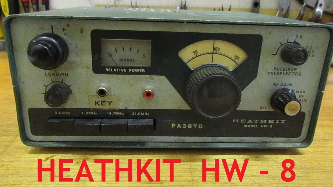 De Heathkit HW-8. Deel 1: in bad - YouTube