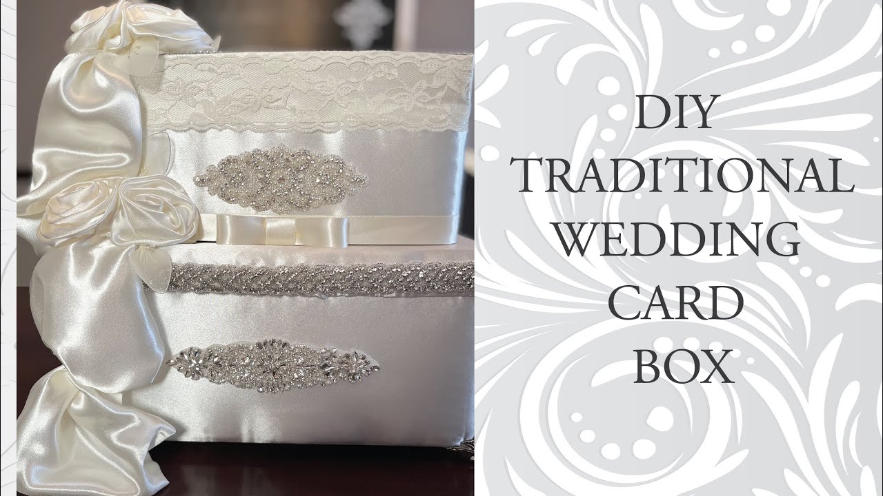 Glam Wedding Card Box | DIY beautiful box for cards at your wedding ...