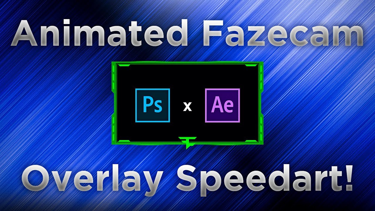 Animated Webcam Overlay Speedart! [Faze] - YouTube