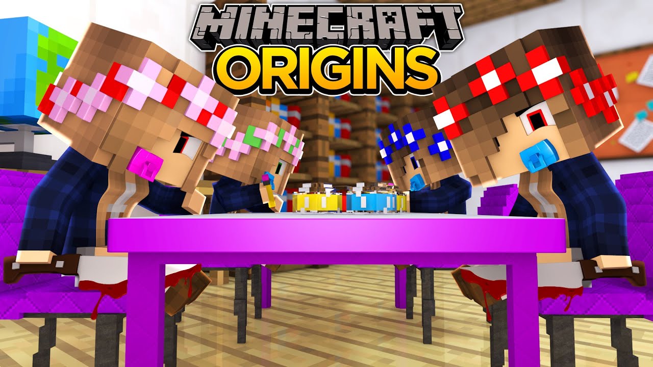 Minecraft Childhood-THE SISTERS FIRST DAY IN SCHOOL!! - YouTube