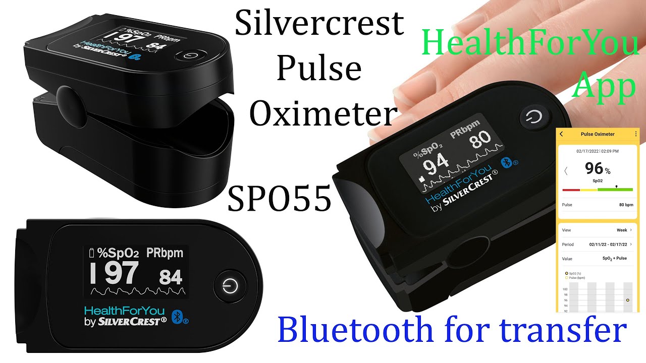 HealthForYou BY Silvercrest Pulse Oximeter SPO55 TESTING - YouTube