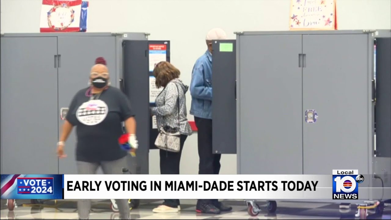 Early voting in Miami-Dade starts today - YouTube