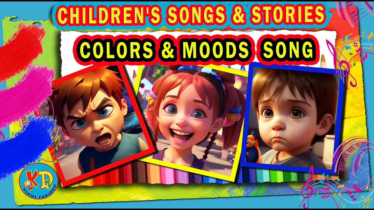 Colors and Moods Song l Short English songs for kids l Nursery Rhymes l ...
