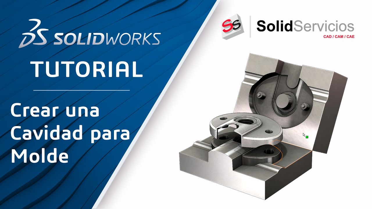 SOLIDWORKS TUTORIAL Crea una Cavidad de la manera más sencilla - YouTube
