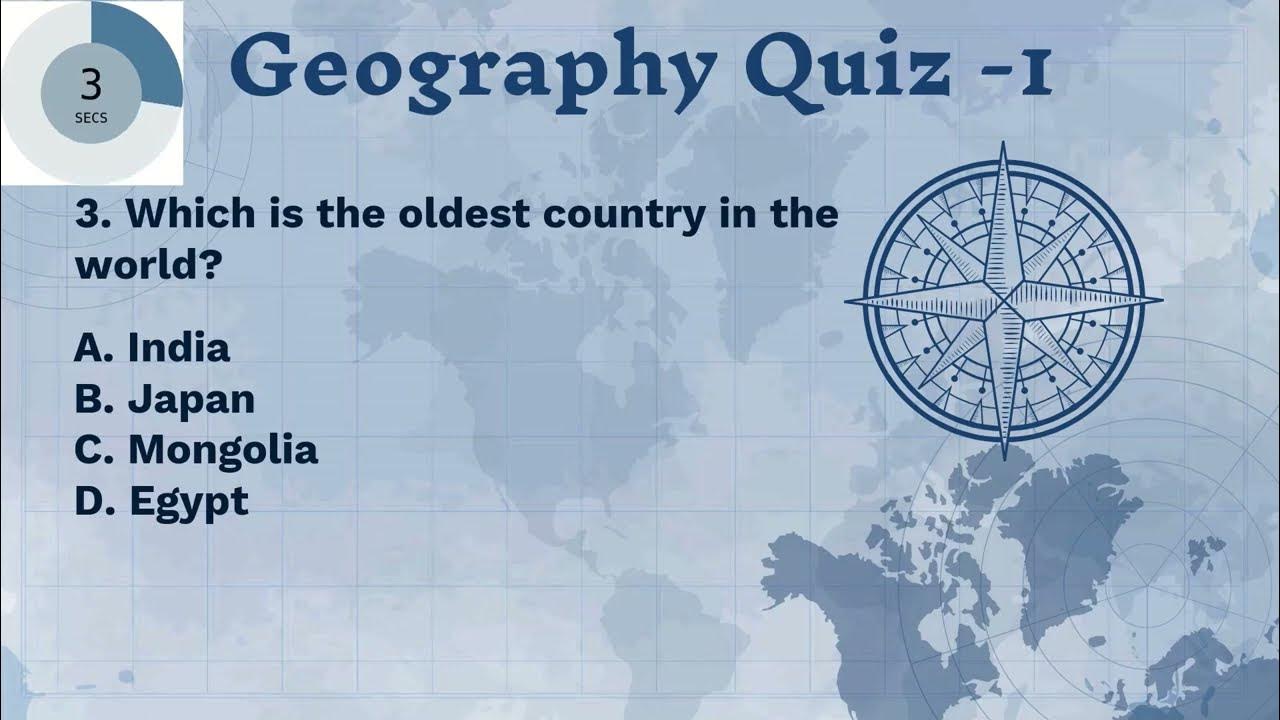Geography Quiz 1 - YouTube