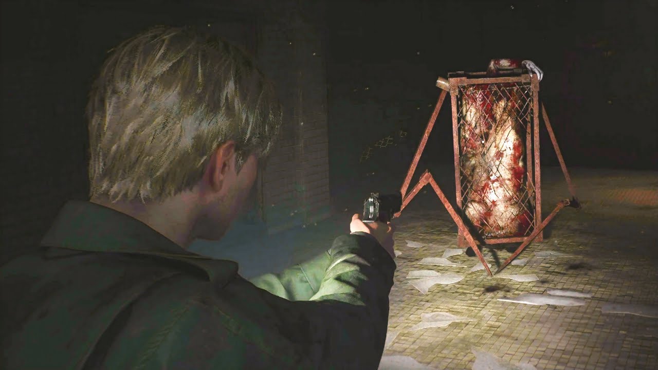 SILENT HILL 2 REMAKE Flesh Lip Boss Fight (2024) - YouTube