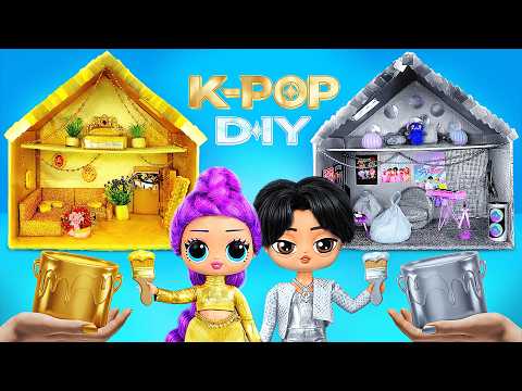K-Pop İblis Avcıları için HUNTRIX ve Saja Boys’a 7 Altın ve Gümüş Bebek DIY! ✅