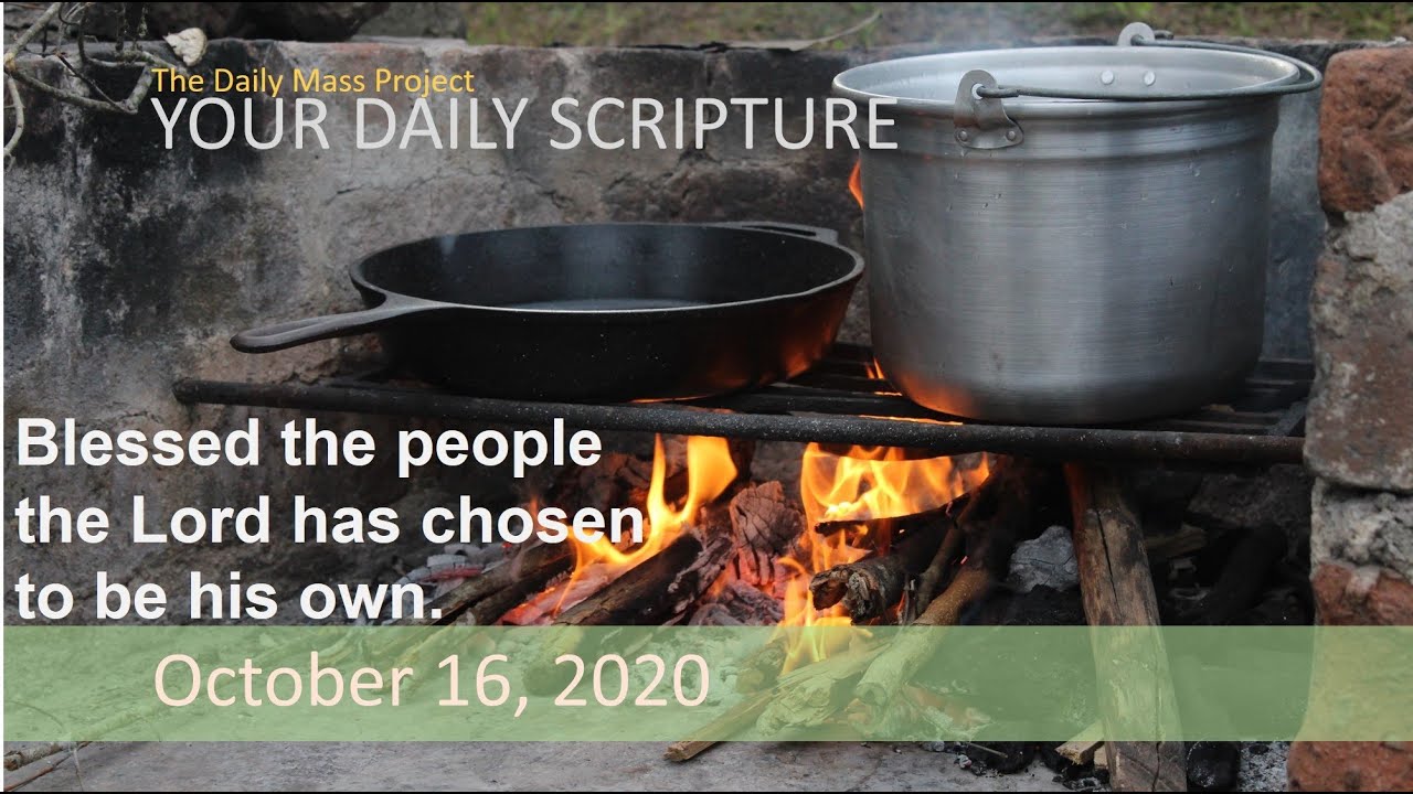 Your Daily Scripture - 2020.10.16 - YouTube