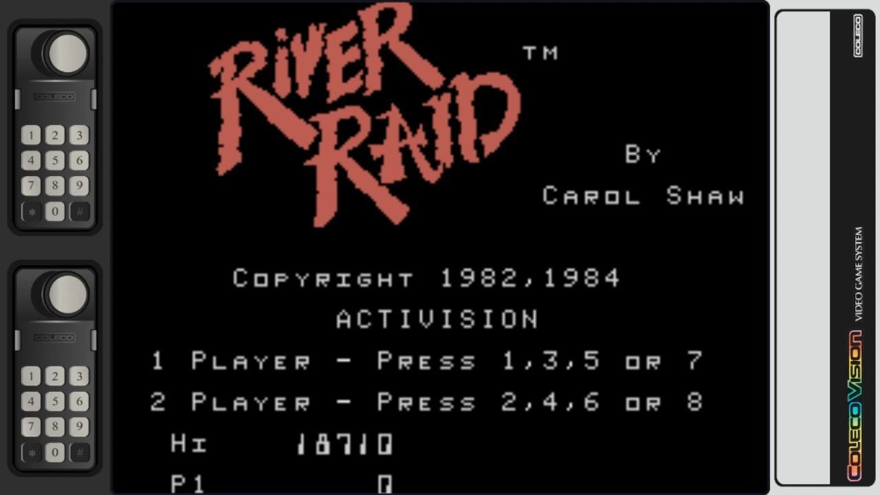 River Raid (Colecovision - Activision - 1984) - YouTube