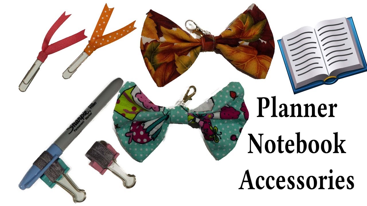 3 Notebook/Planner Accessories + Decor - YouTube