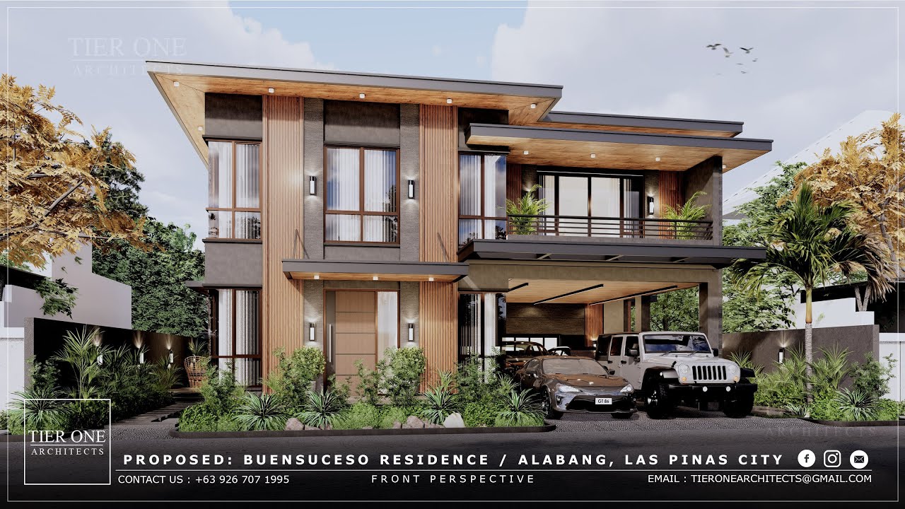 B RESIDENCE - ±270 SQM House - 310 SQM Lot - Tier One Architects - YouTube