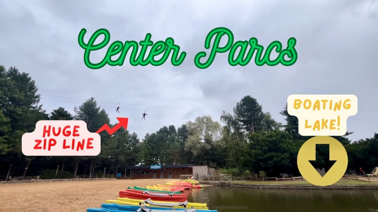 Center Parcs Sherwood Forest - EPIC Drone Footage, Beach Walks, Boat ...