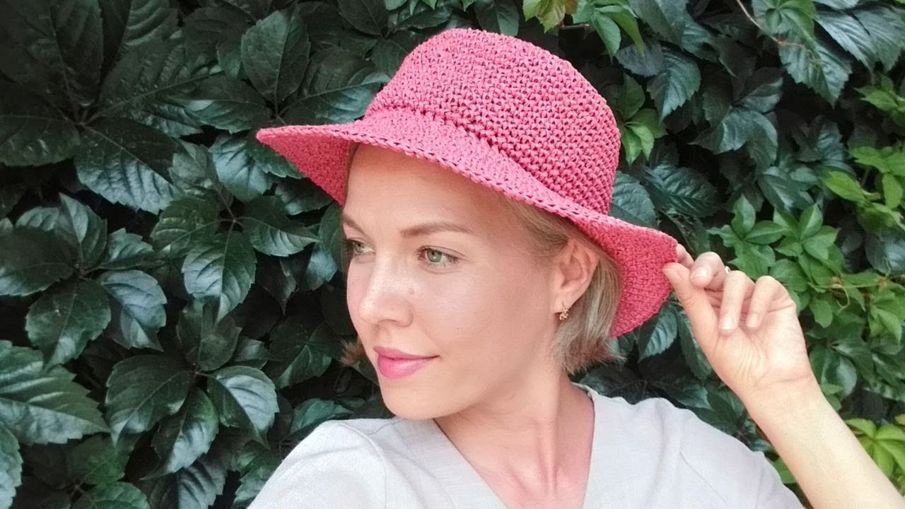 Crochet Summer Hat: Easy & Tutorial 👒 - YouTube