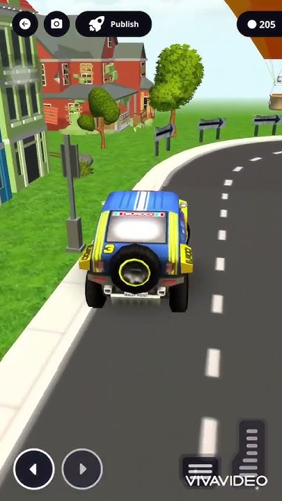 Car racing difficult city road#game making by Struckd app - YouTube
