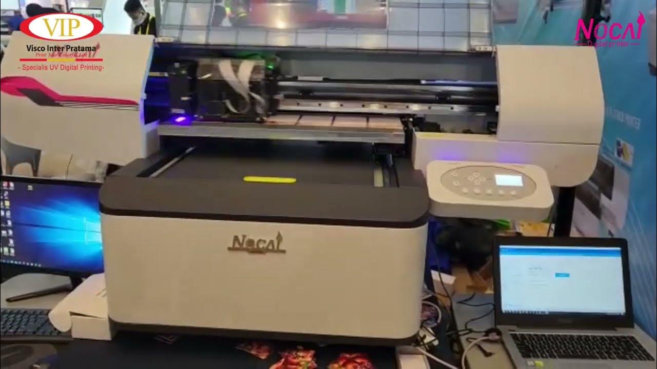 NEW MODE NC-UV0406 (With 2pcs Printhead Xaar 1201) - YouTube
