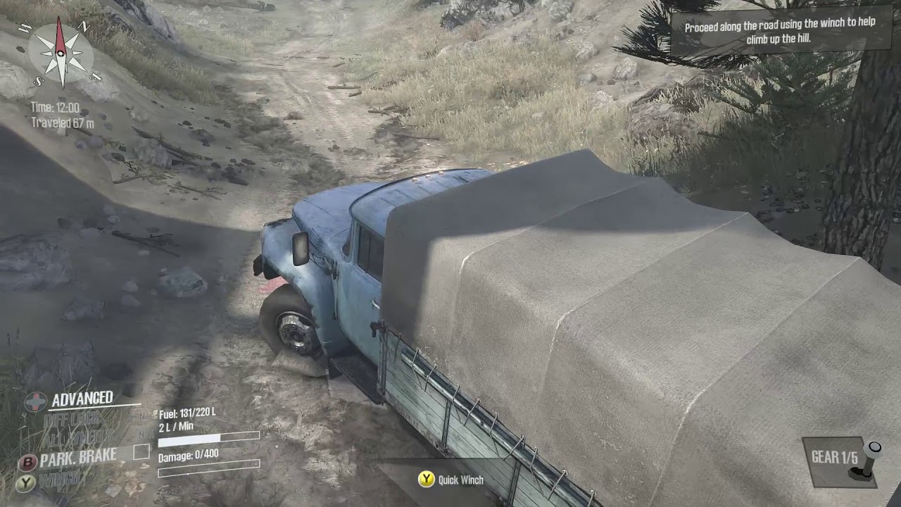 MudRunner PC First Impression with Dualshock 4 - YouTube