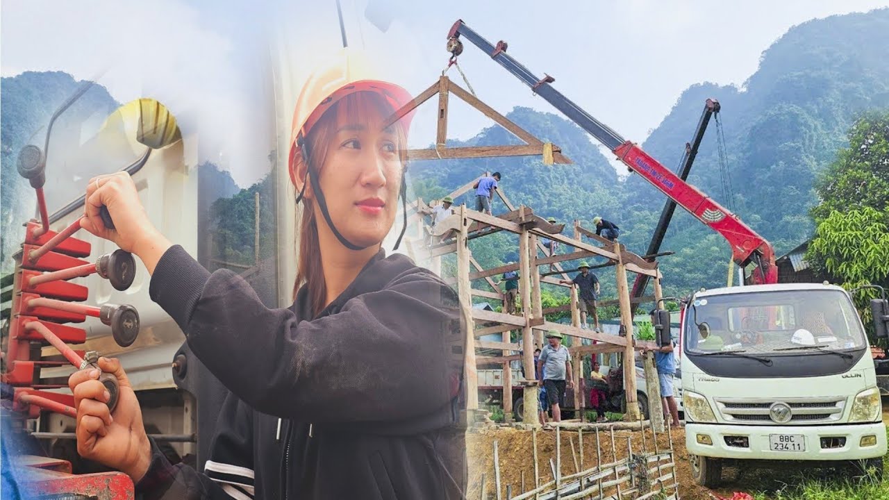 120 Day Tran Dieu Linh and the Crane Truck - How Does The Genius Girl ...