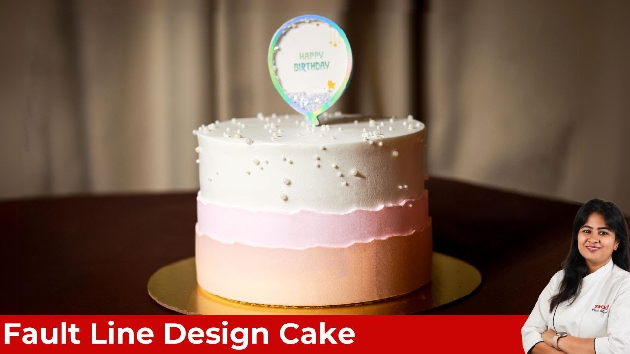 Fault Line Cake Design Tutorial| How to make cakes at home| Fault line ...
