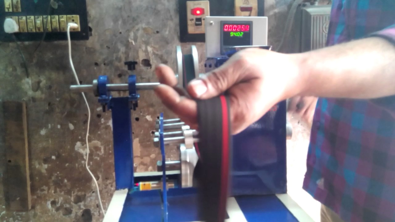 Elastic Roll Winder Machine - Manual - YouTube